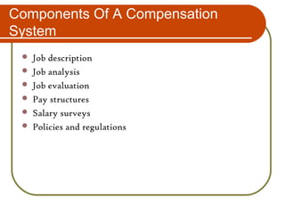 Compensation structure | PPT