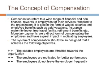 Compensation system | PPTX