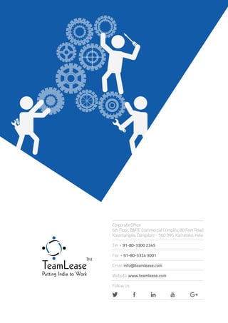 TeamLease Compensation & Total Rewards Trends Report | PDF