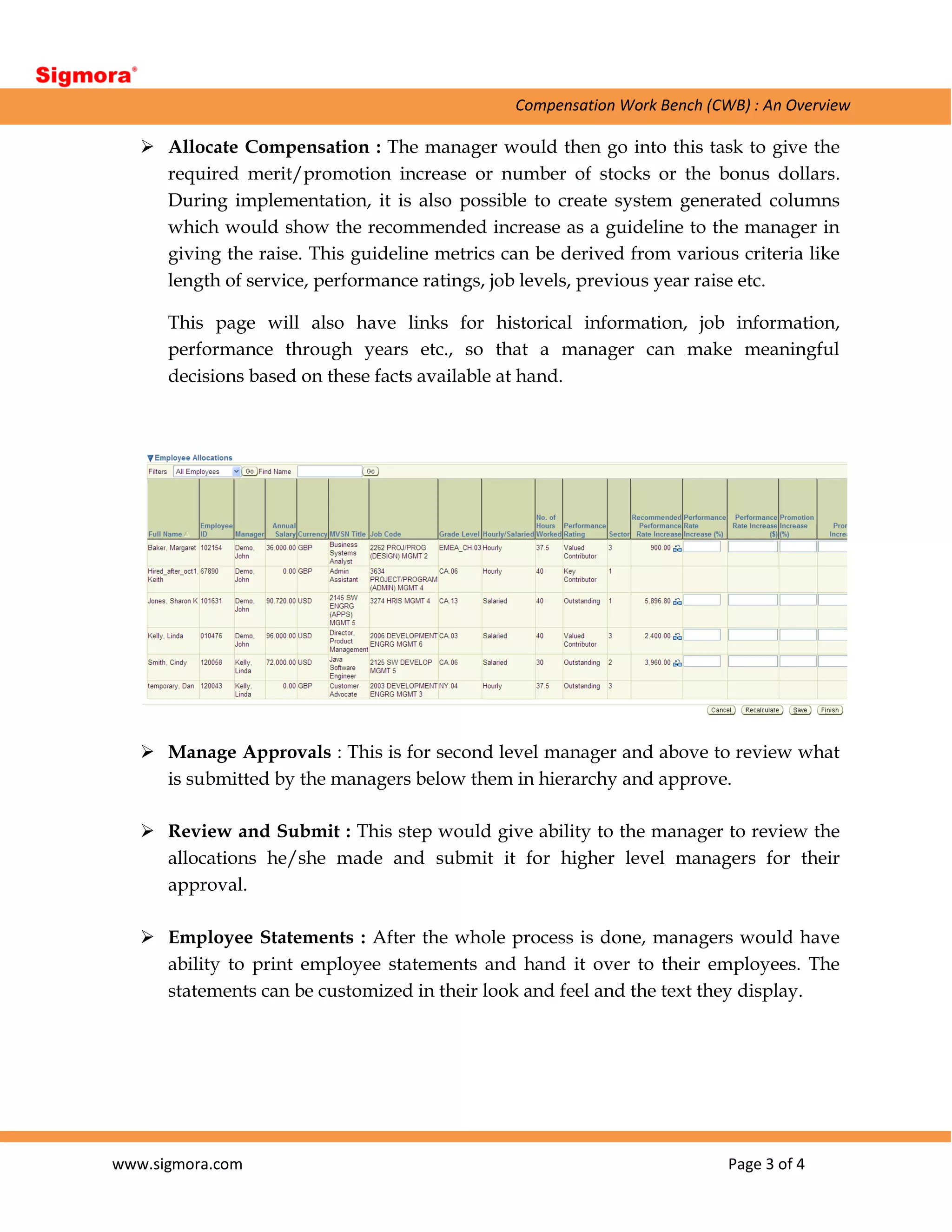 Compensation work bench_overview | PDF | Human Resources | Business