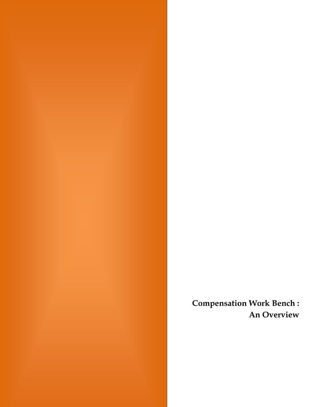 Compensation work bench_overview | PDF
