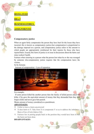 Compensatory justice | PDF