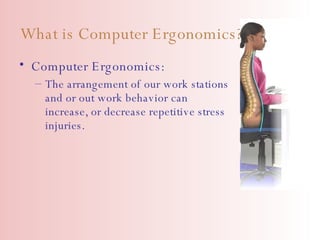 Computr Ergonomics | PPT | Injuries | Diseases and Conditions