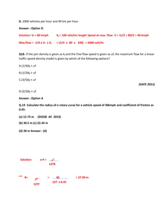 Competitive MCQS.ppt for civil engineering and transportation ...