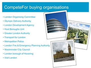 Compete for London 2012 Contracts | PPT