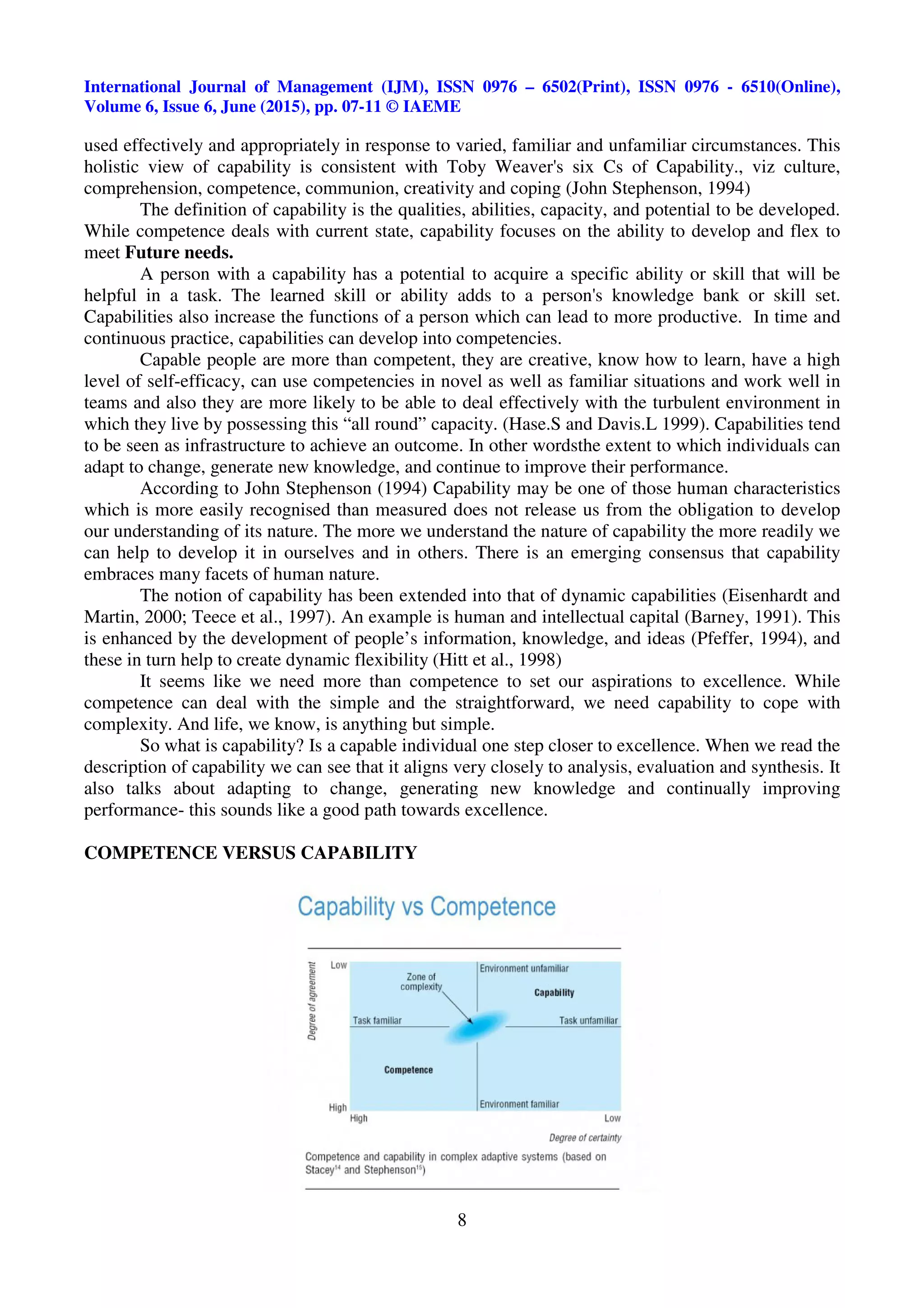 Competence and capability a new look | PDF
