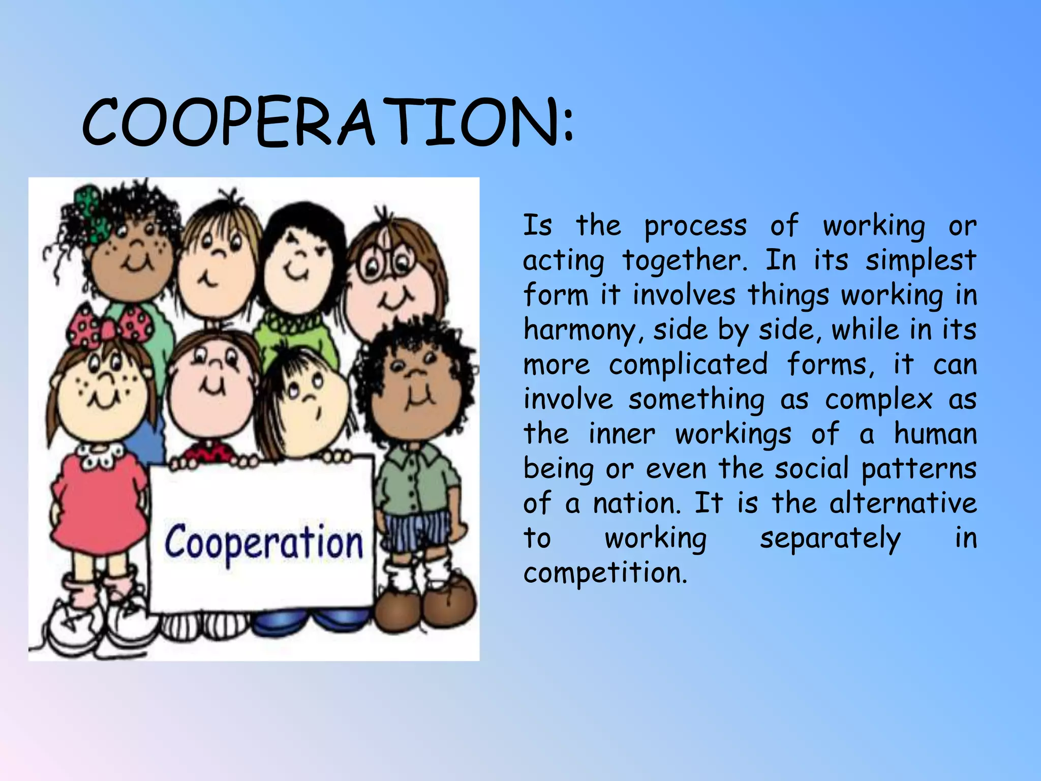 Competence and cooperation | PPTX