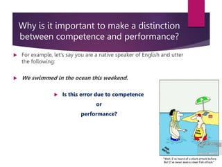 Competence and performance.pptCompetence and performance.pptxx | PPT