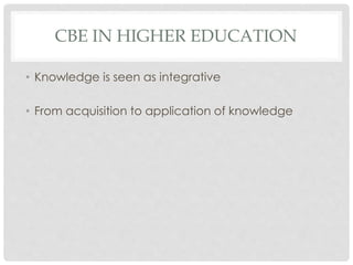 Competence based education | PPTX