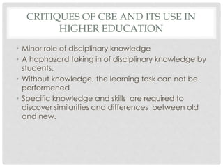 Competence based education | PPTX