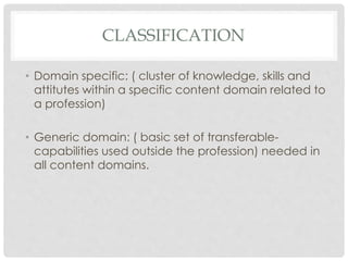 Competence based education | PPTX