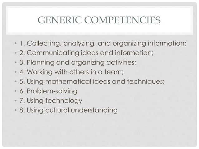 Competence based education | PPTX