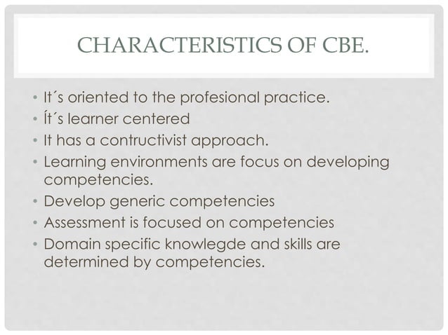 Competence based education | PPTX