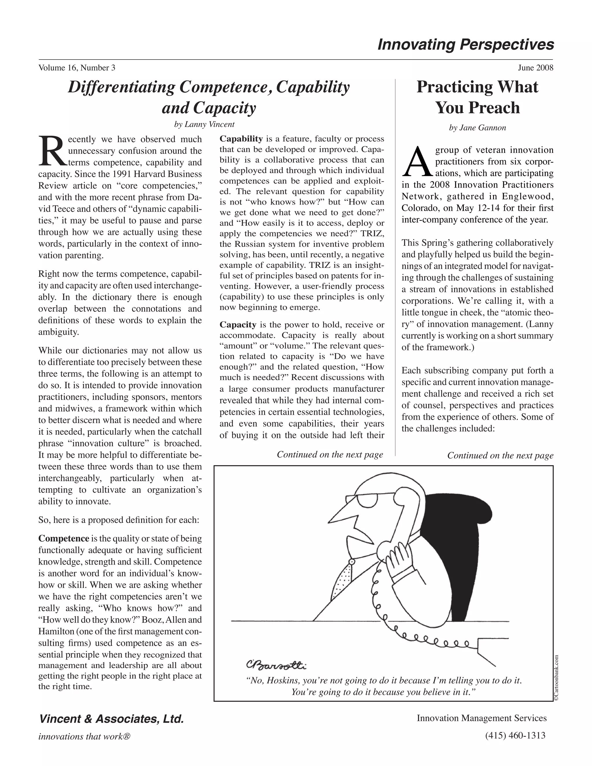 Competence ,capability & capacity | PDF