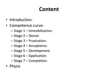 Competence curve - Transactional Analysis | PPTX