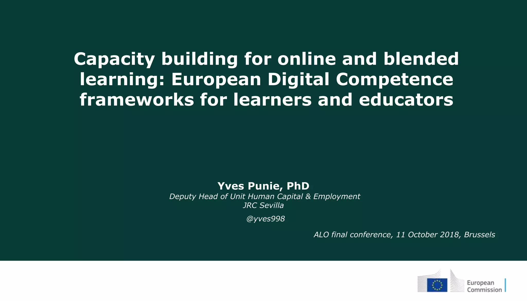 Building digital skills with European frameworks | PPT