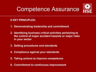 Competence in the major hazard industries | PPT