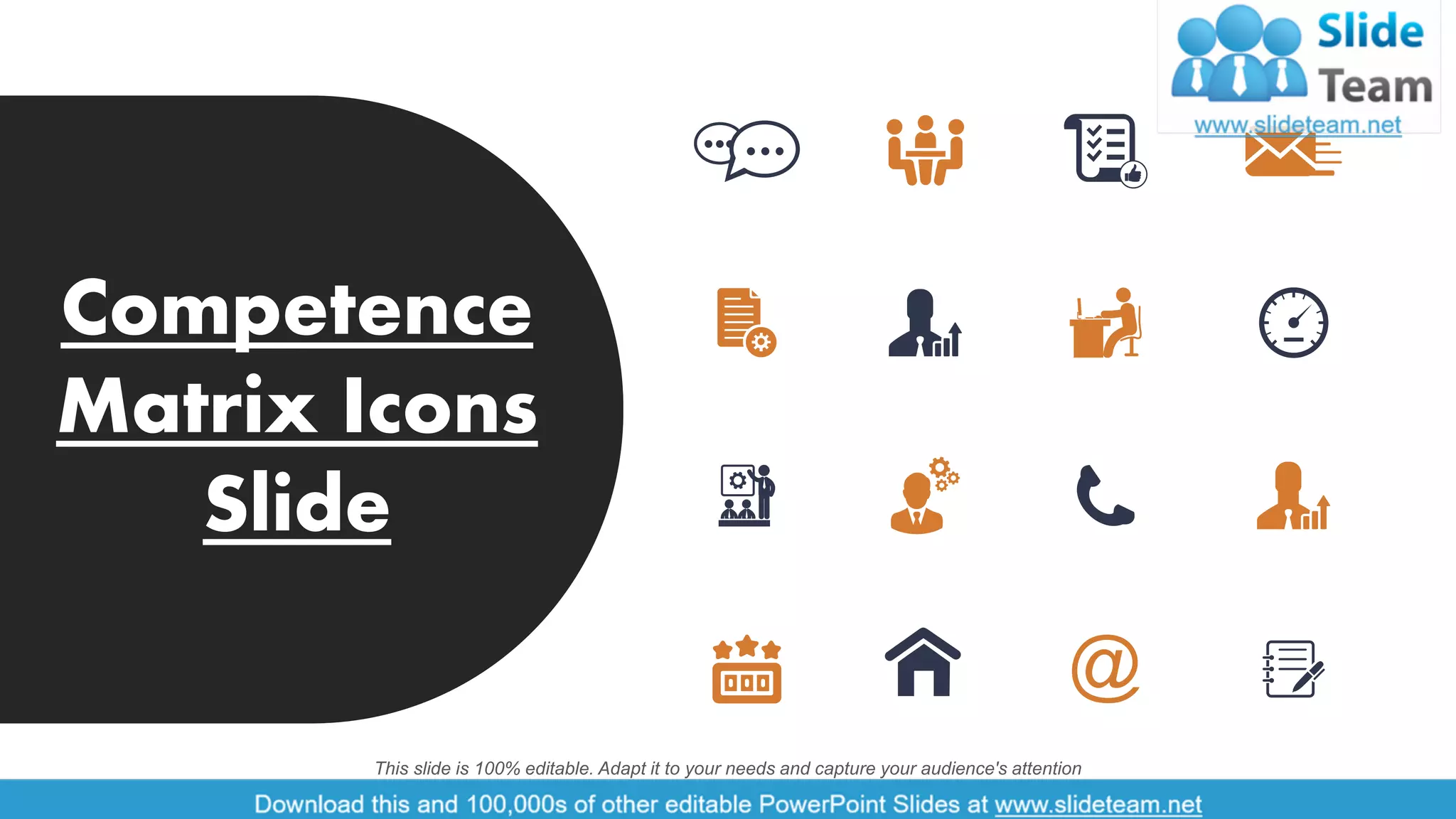 Competence Matrix PowerPoint Presentation Slides | PDF