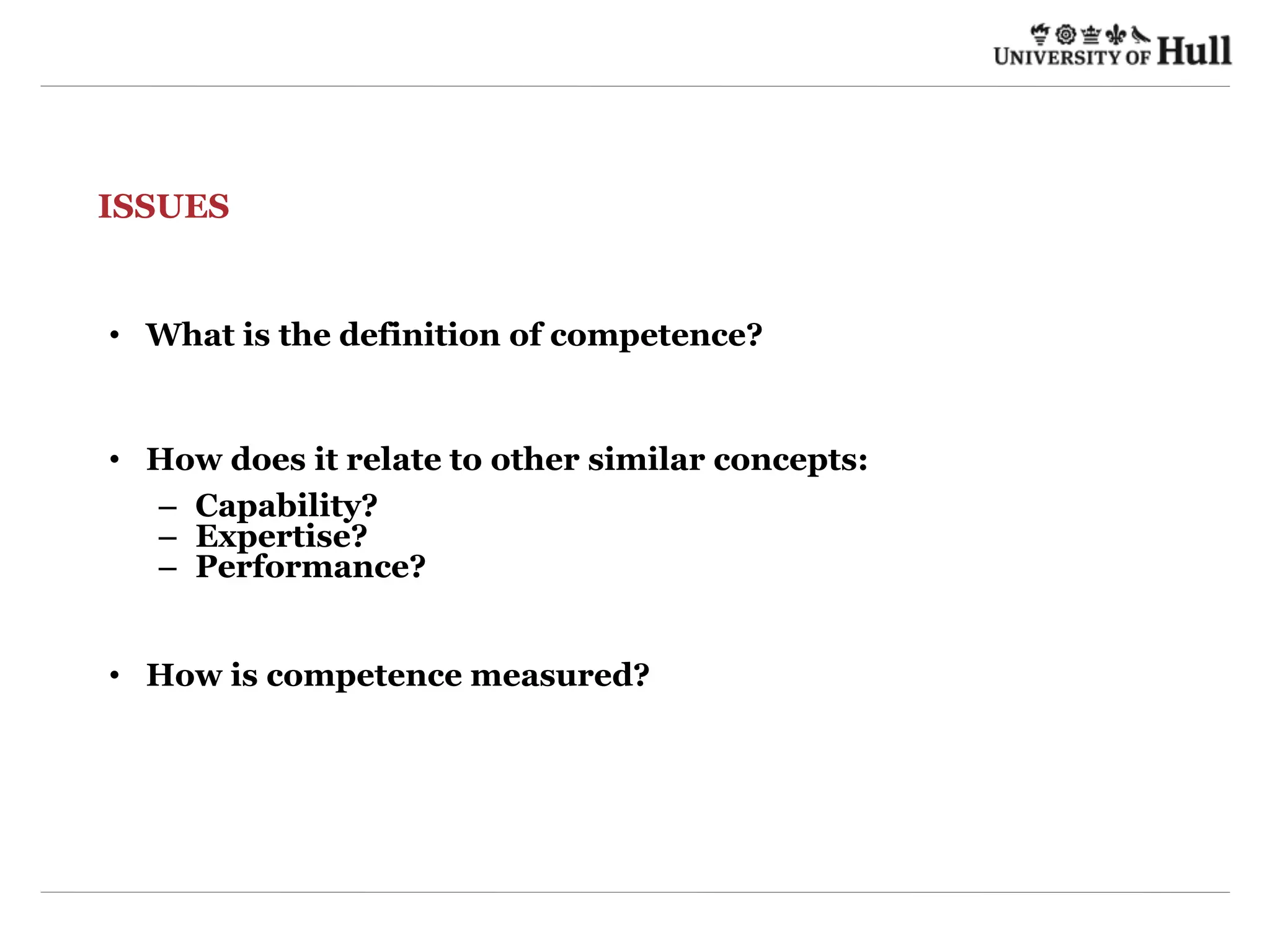 Measurung clinical competennce: problems and solutions | PPT
