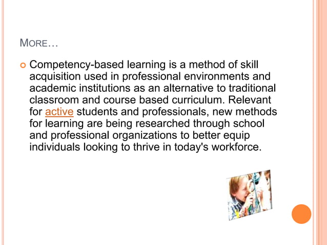 Competences basaed in learning | PPT