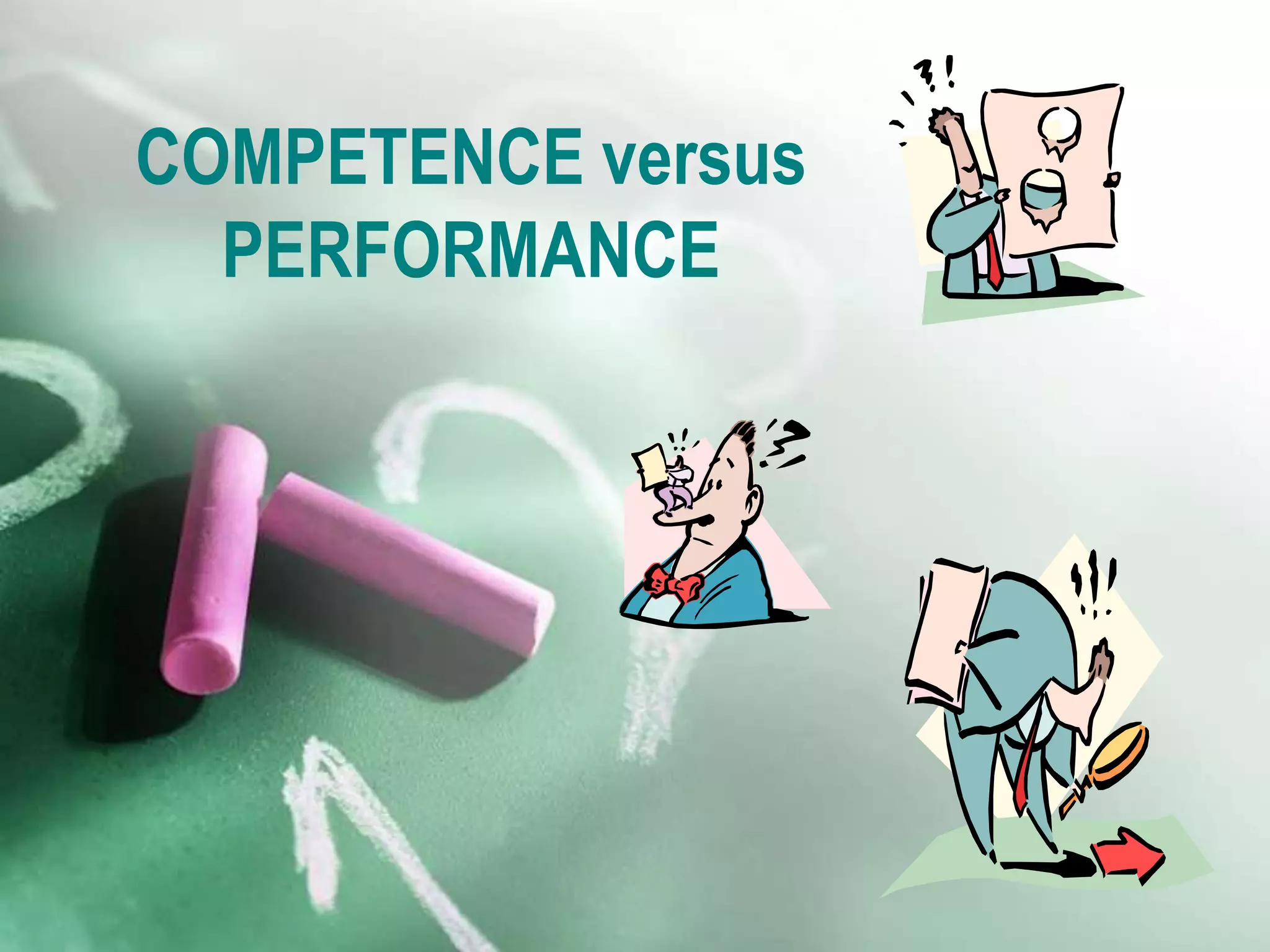competence vs performance elt | PPTX