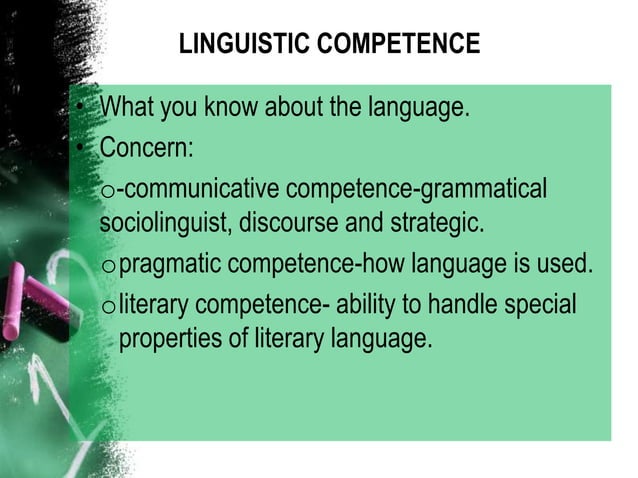 competence vs performance elt | PPTX | Science
