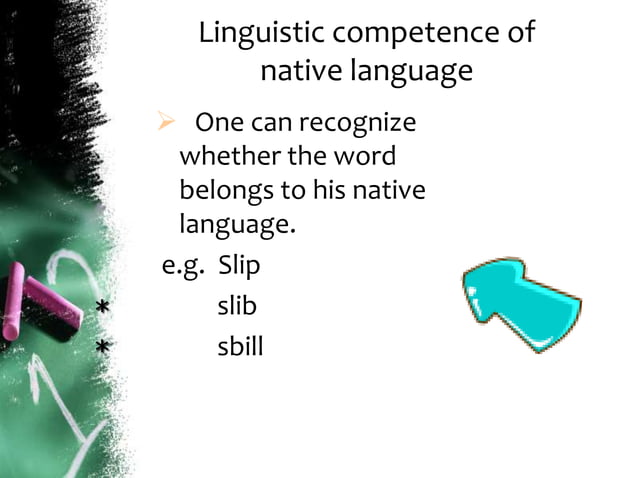 competence vs performance elt | PPTX | Science