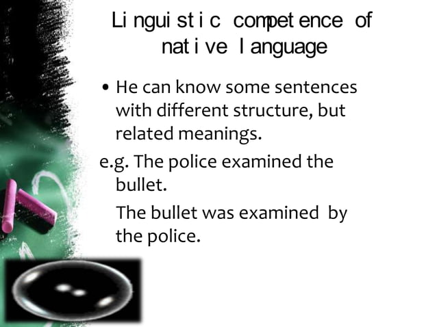 competence vs performance elt | PPTX | Science