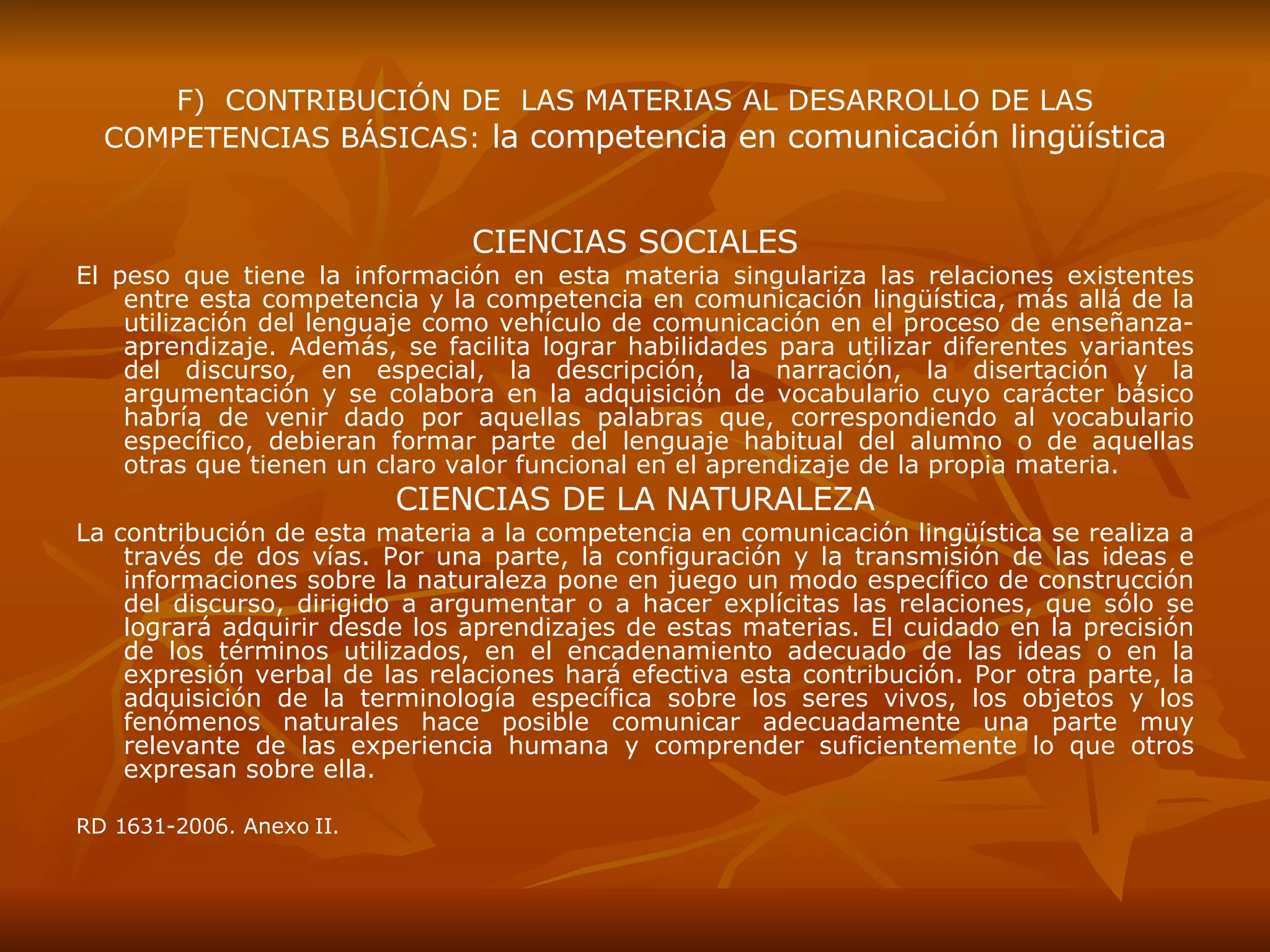 COMPETENCIA EN COMUNICACIÓN LINGÜÍSTICA | PPT | Education