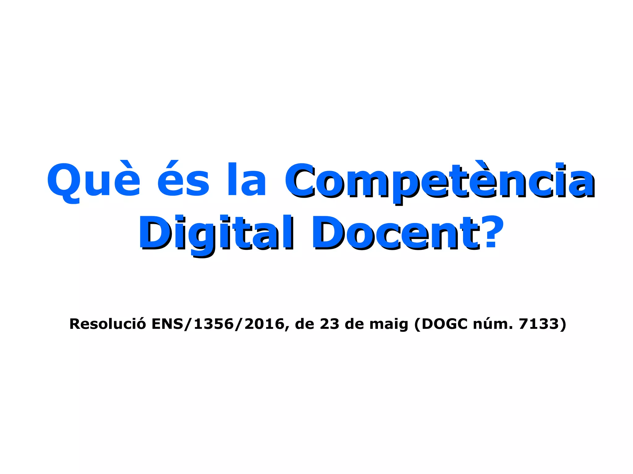 Competencia Digital Docent | ODP