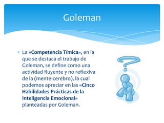 Competencia Tímica | PPTX