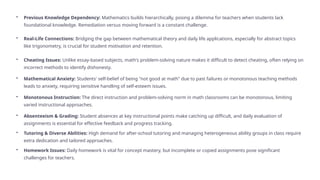 Essential Competencies and Challenges of Effective Mathematics Teachers ...