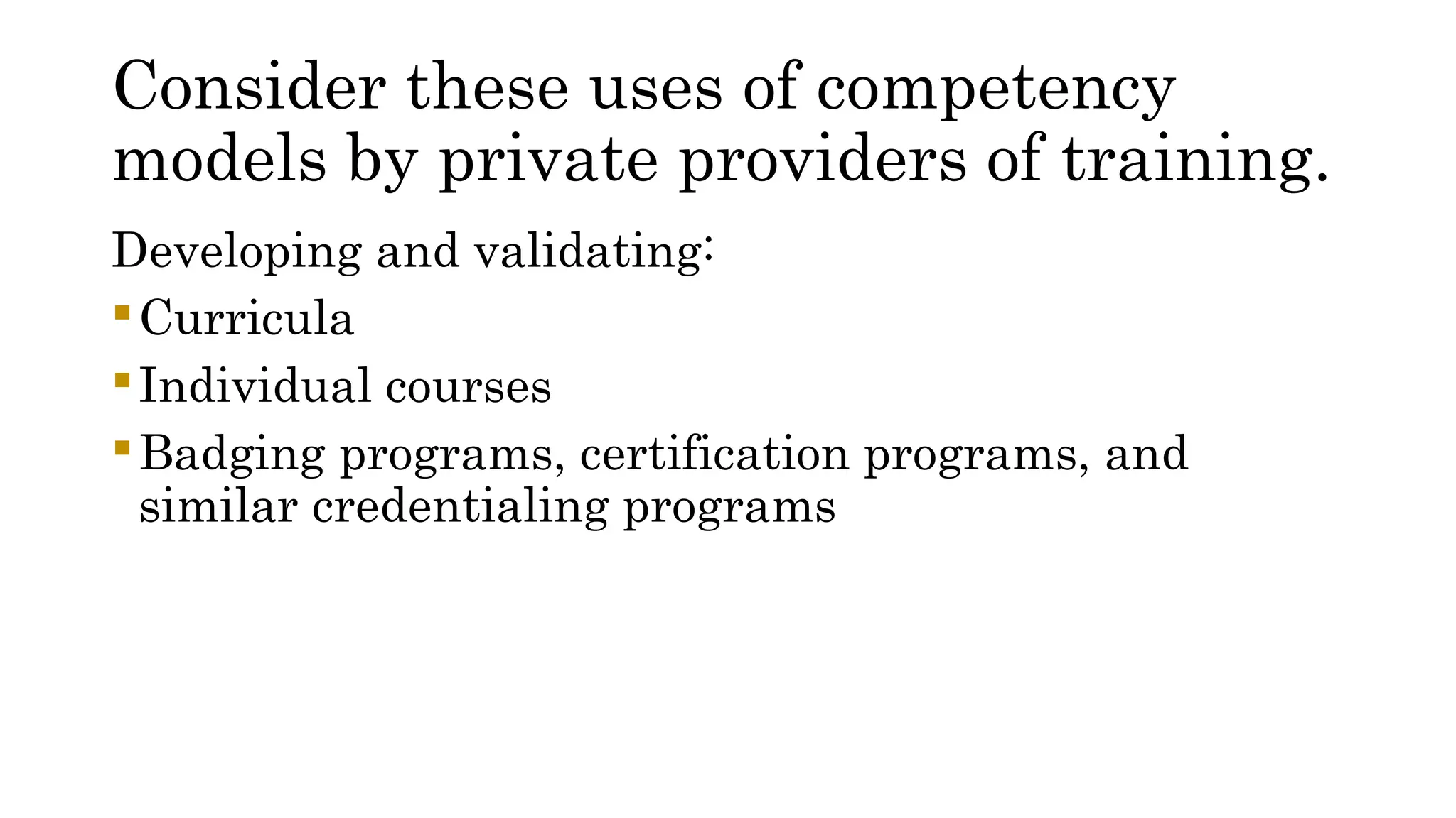 Competency Models 101 | PPTX