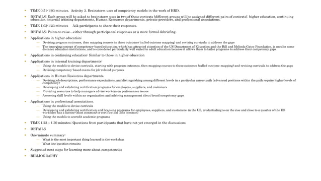 Competency Models 101 | PPTX