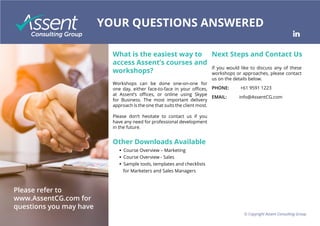 Competencies and capabilities overview for sales and marketers from ...