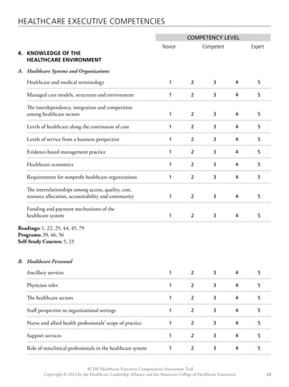 Competencies assessment tools 2013 booklet | PDF