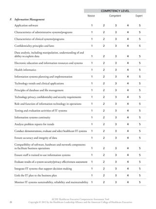 Competencies assessment tools 2013 booklet | PDF