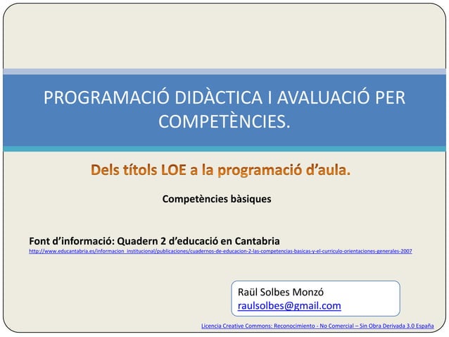 Competencies basiques | PPTX