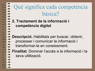 Competencies Basiques Llati 4t Eso | PPT