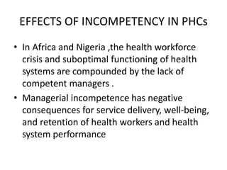 Competencies in primary healthcare (2) | PPTX