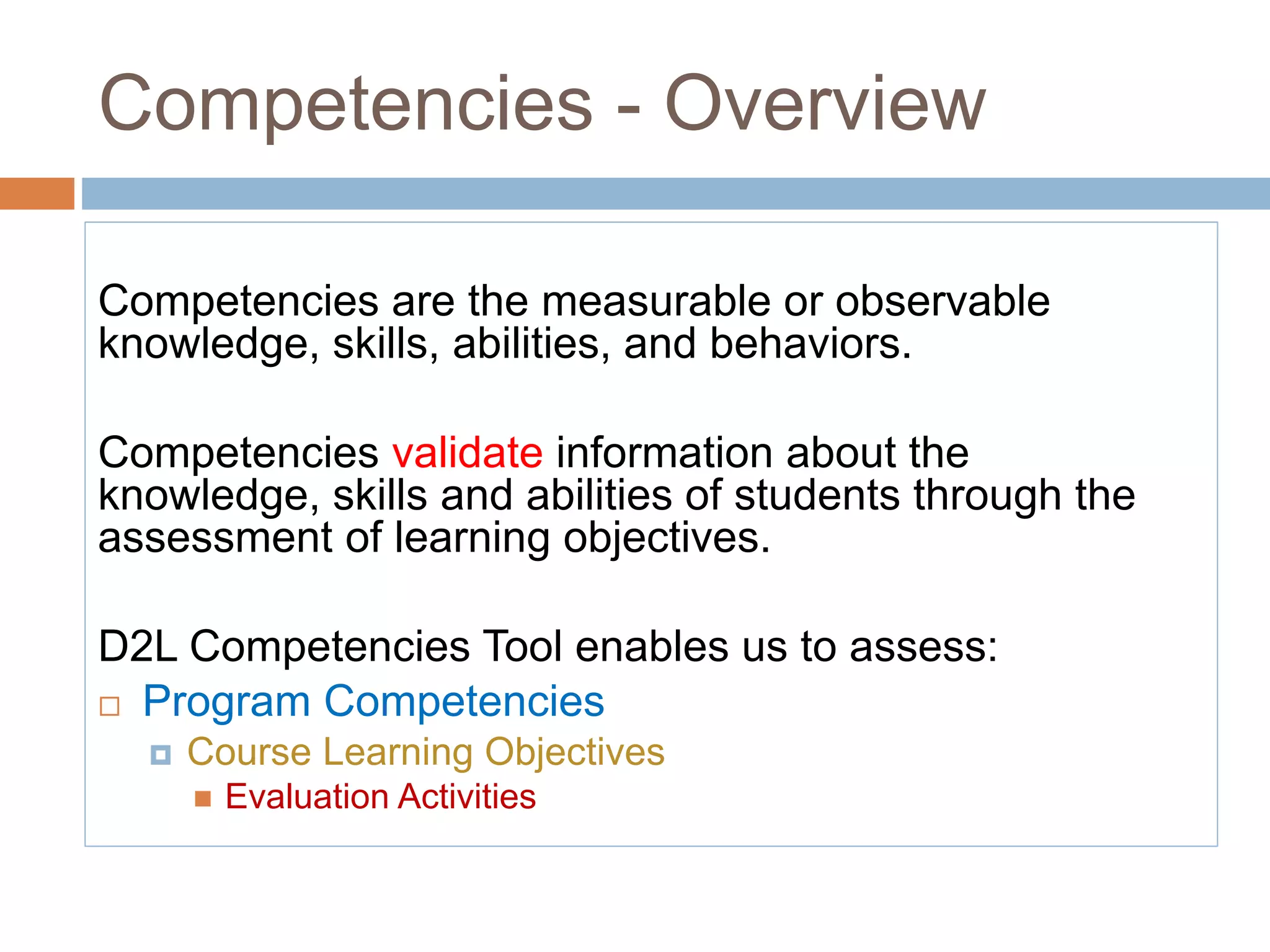 Learning Outcomes Assessment through D2L.pptx