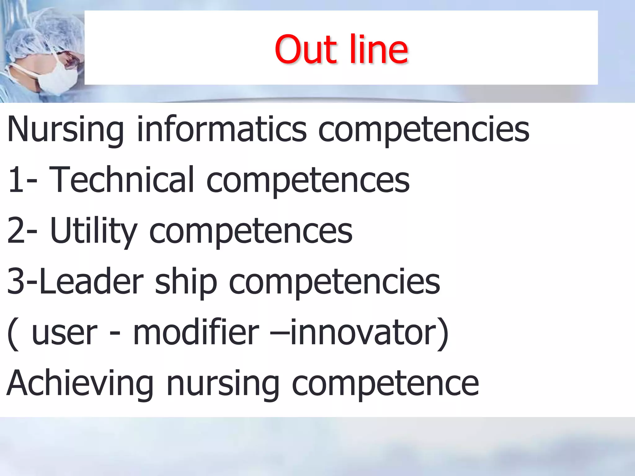 nursing informatic Competency | PPTX