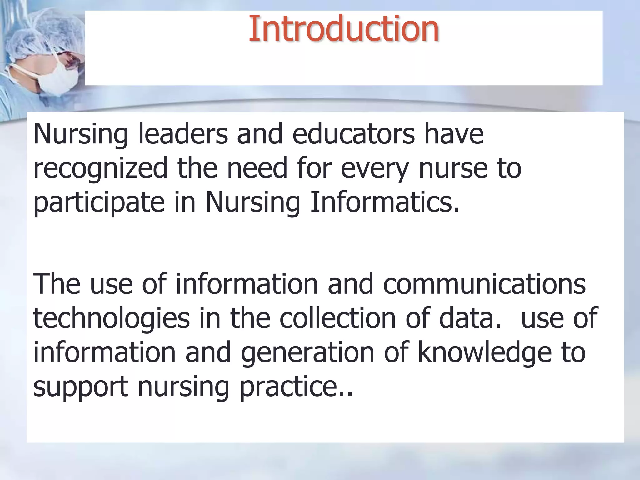 nursing informatic Competency | PPTX