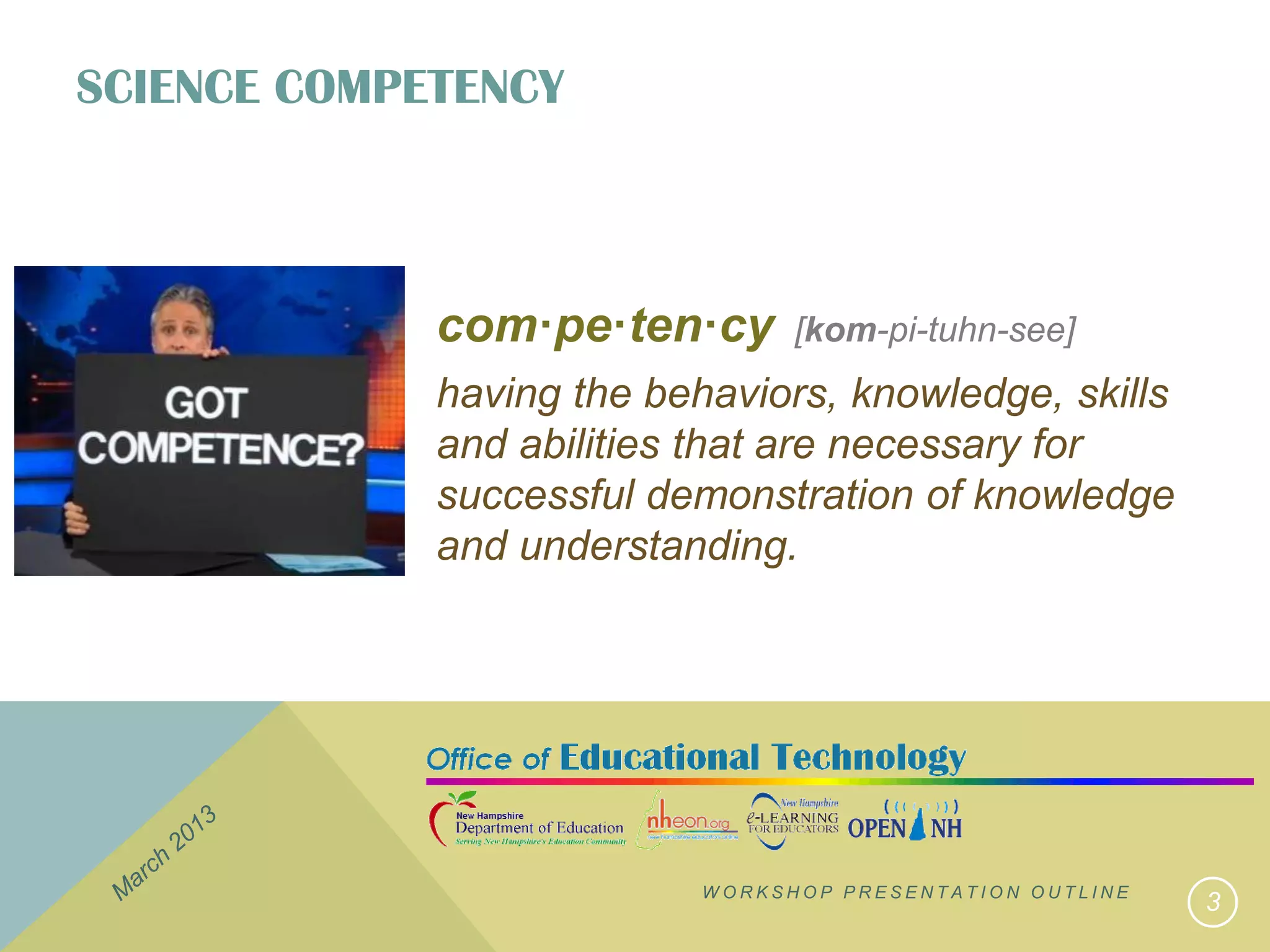 Competency, Assessment, and the Next Genscience Science Standards | PDF