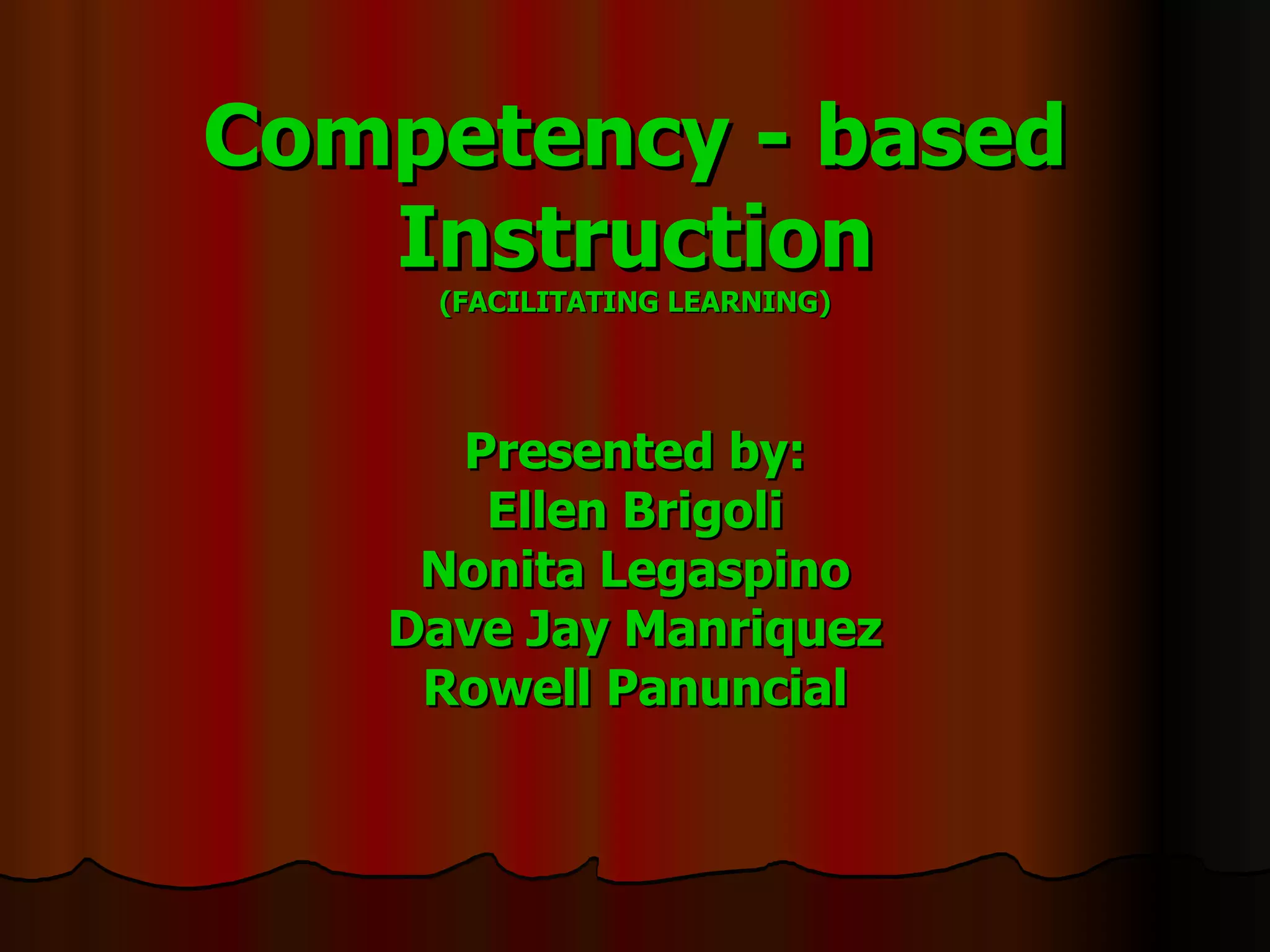 Competency - Based practice | PPT