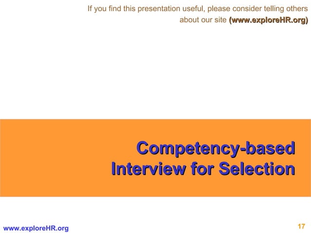Competency based hr management | PPT | Resume Writing and Advice | Job ...