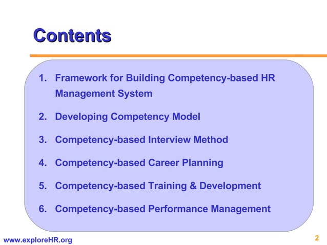 Competency based hr management | PPT | Resume Writing and Advice | Job ...