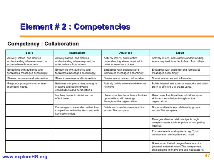 Examples Of Hr Competencies