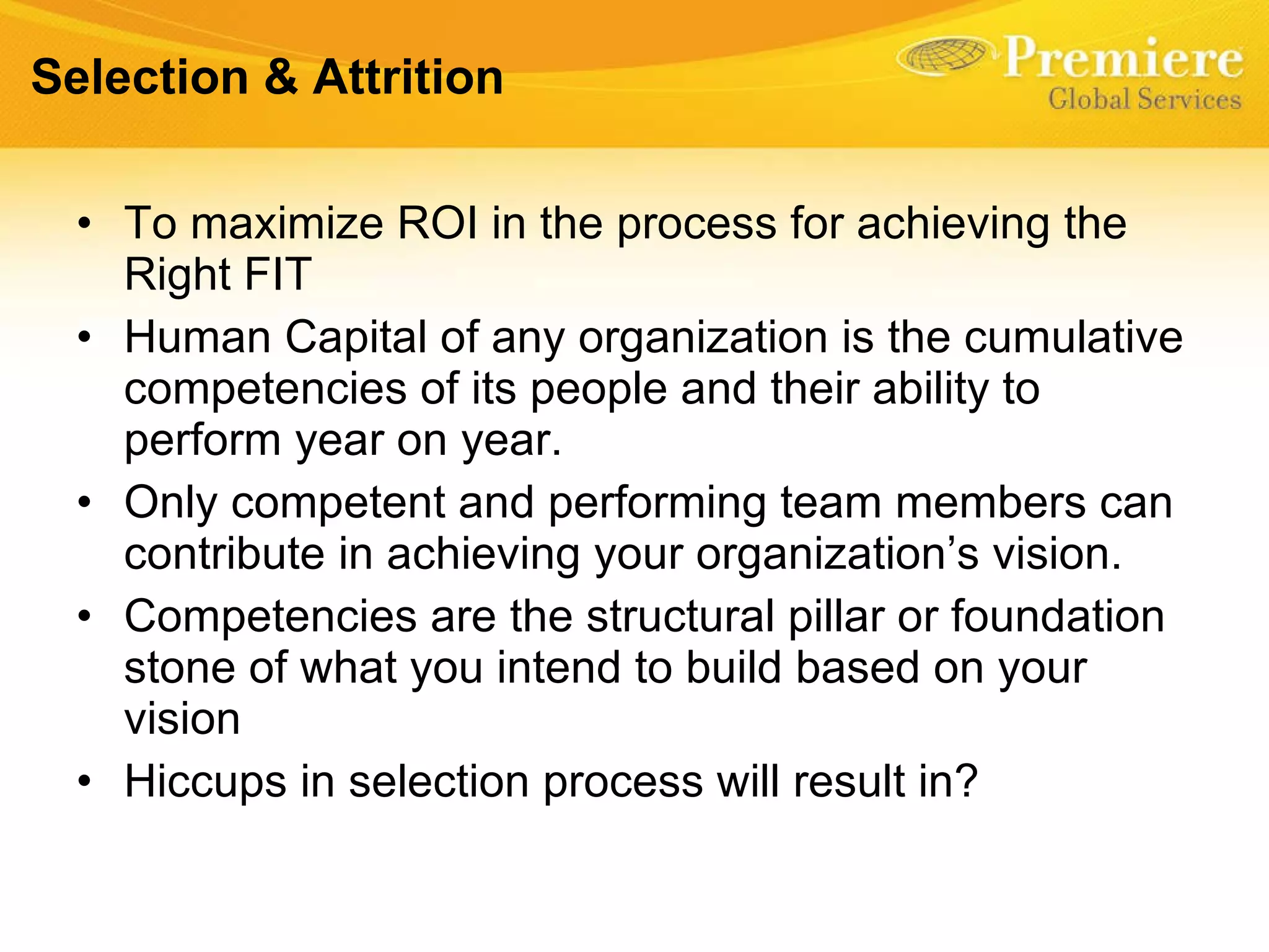 Competency Based Selection | PPT