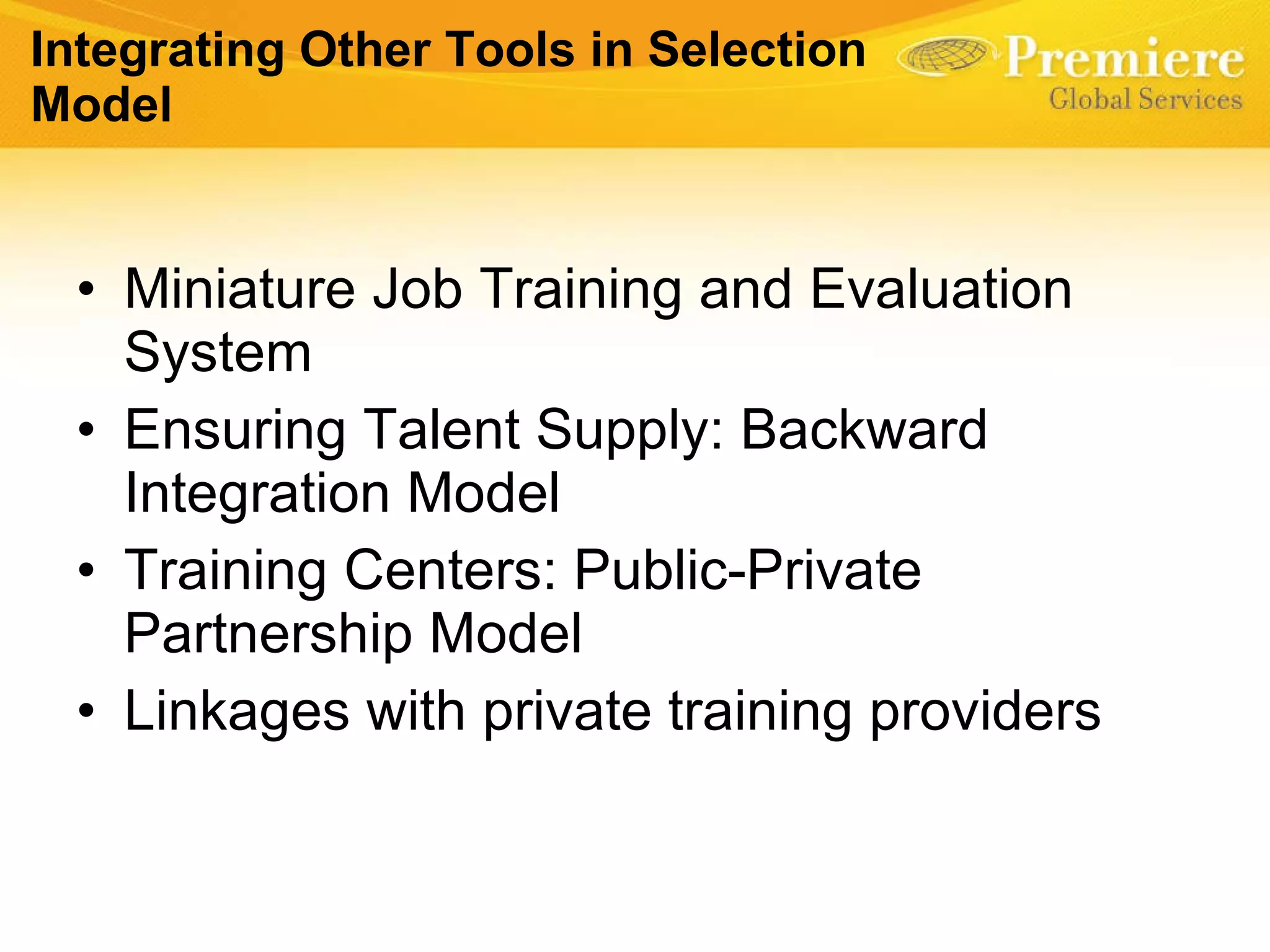 Competency Based Selection | PPT